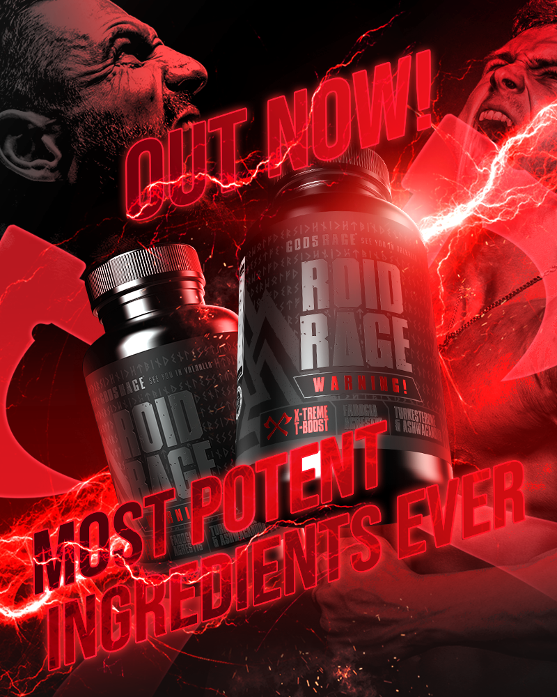 Gods Rage · Supplements für harte Workouts