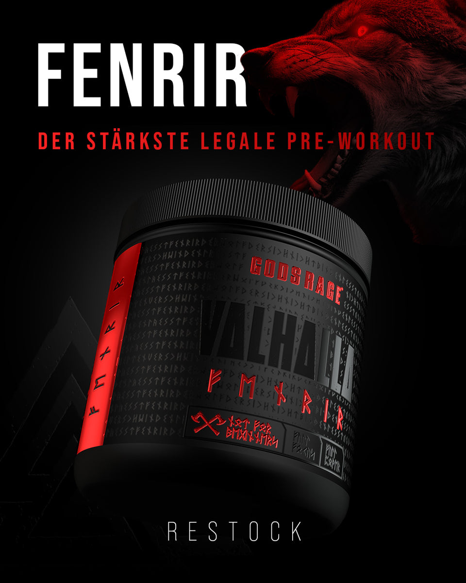 Gods Rage · Supplements für harte Workouts