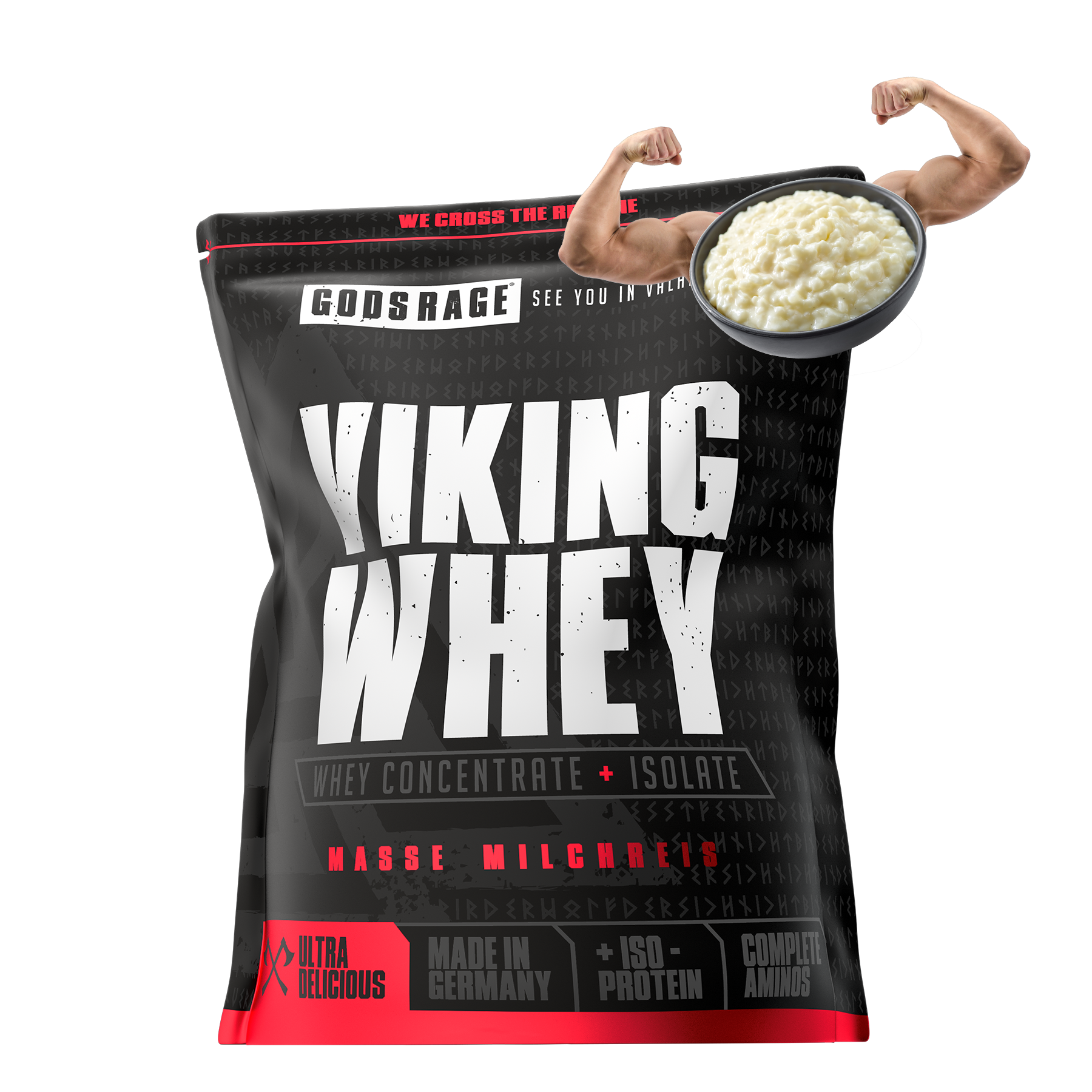 Viking Whey Bulk Rice Pudding 1000g